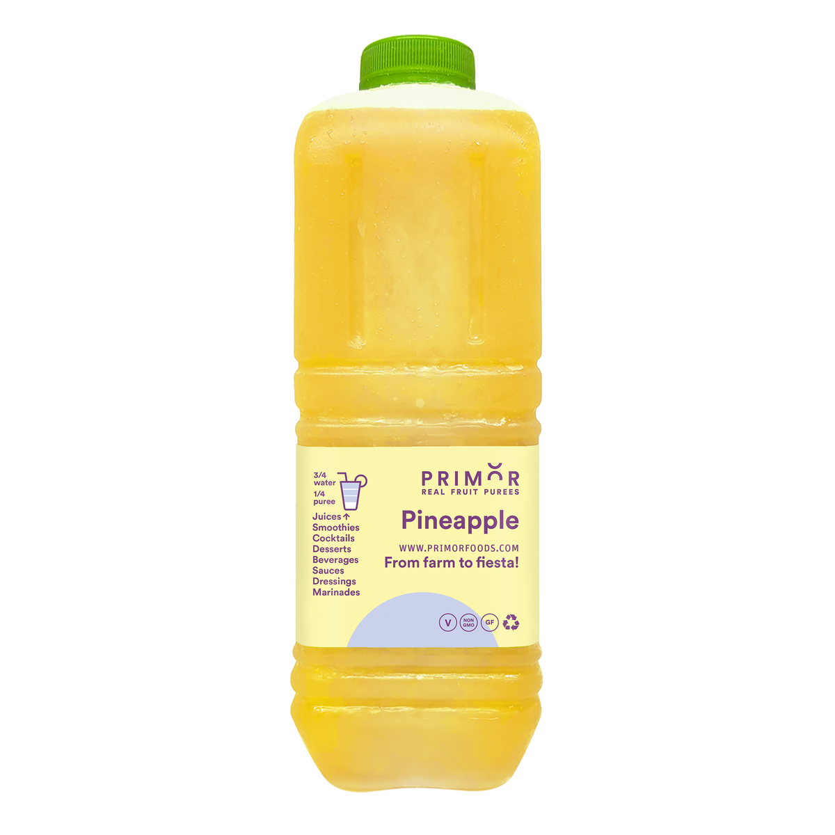 Pineapple Purée | Primor Foods – 2+ Pineapples in Every Bottle – Primor ...